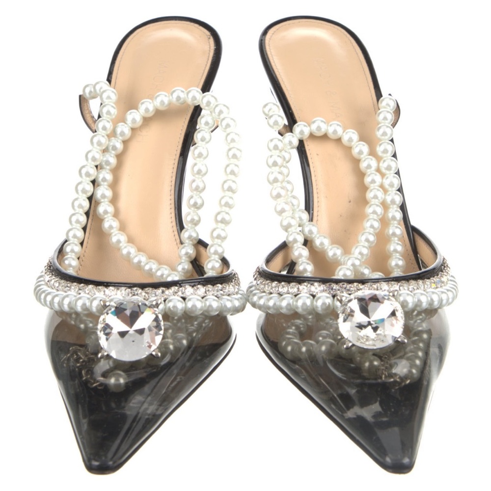 Mach & Mach Diamond Of Elizabeth Pointed Toe Pump - Gem